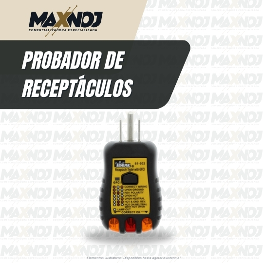 Probador de Receptáculos – MAXNOJ